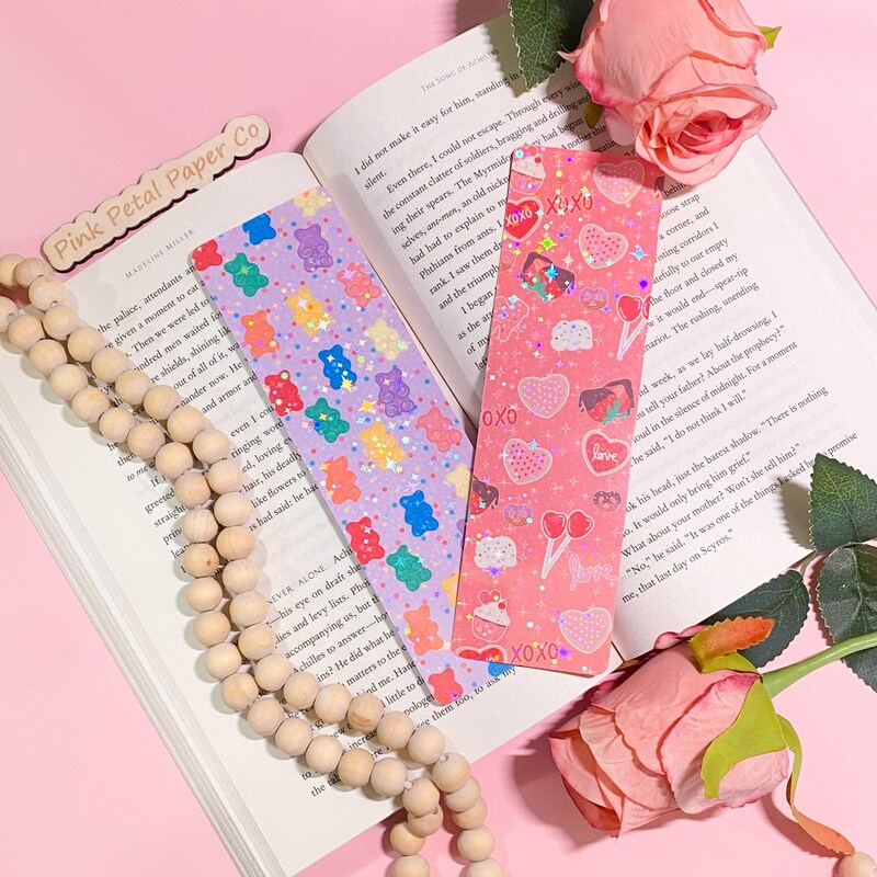 Valentine Bookmark - Etsy