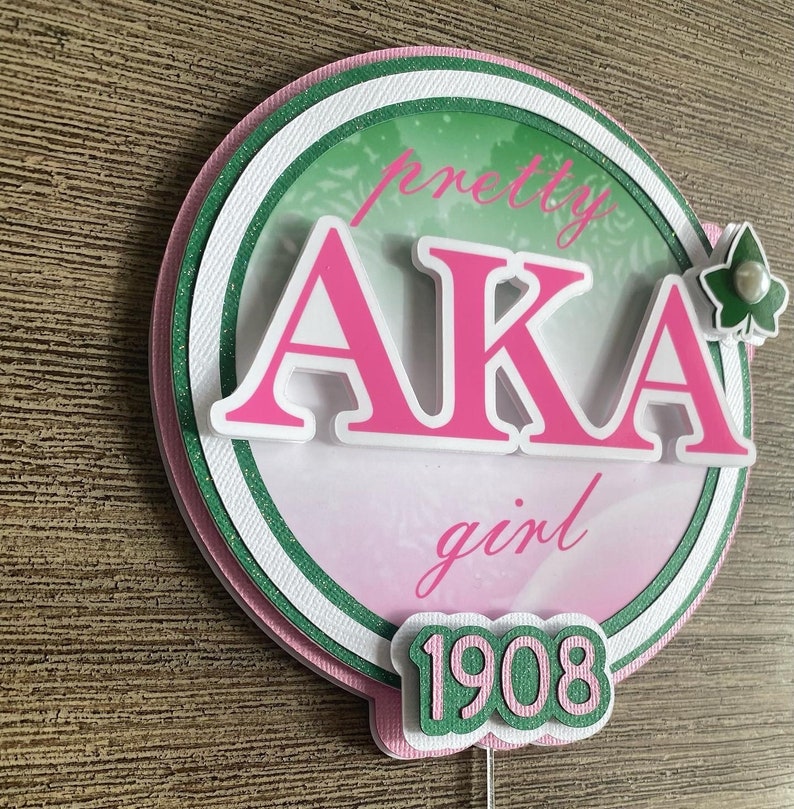 AKA Cake Topper-aka Cupcake Topper-aka Paraphernalia-aka | Etsy