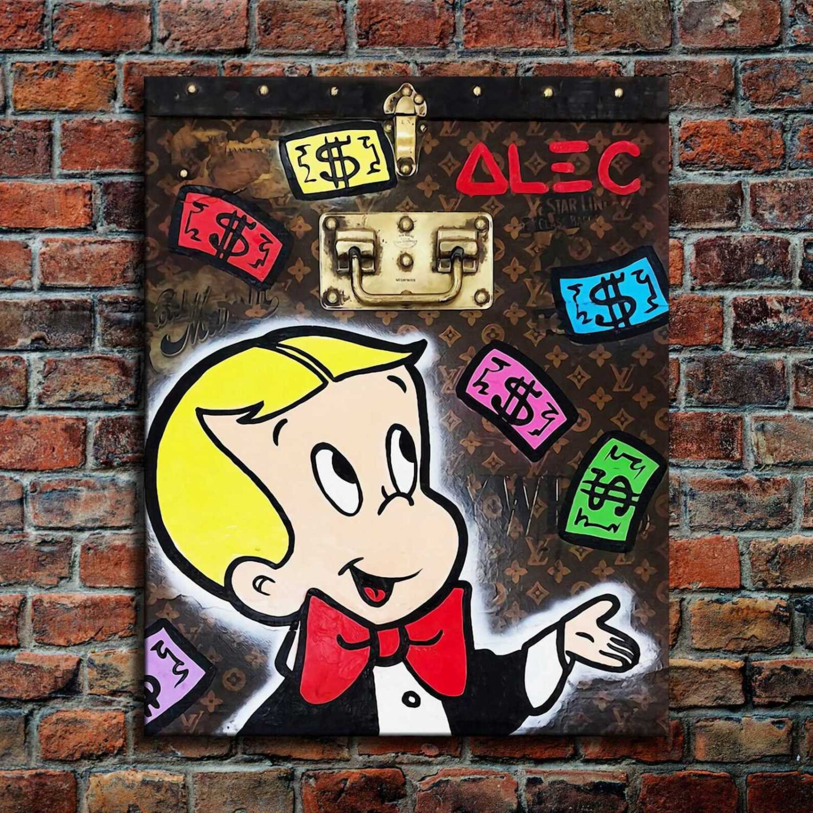 Alec Monopoly Richie Rich New HD Canvas print | Etsy