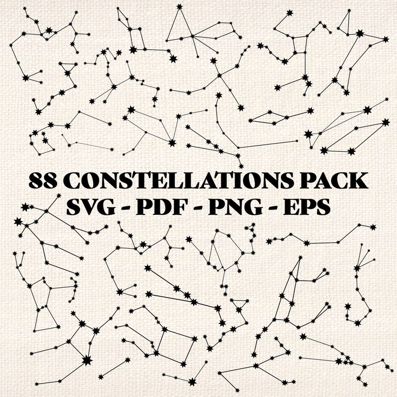 Constellation Svg - Etsy
