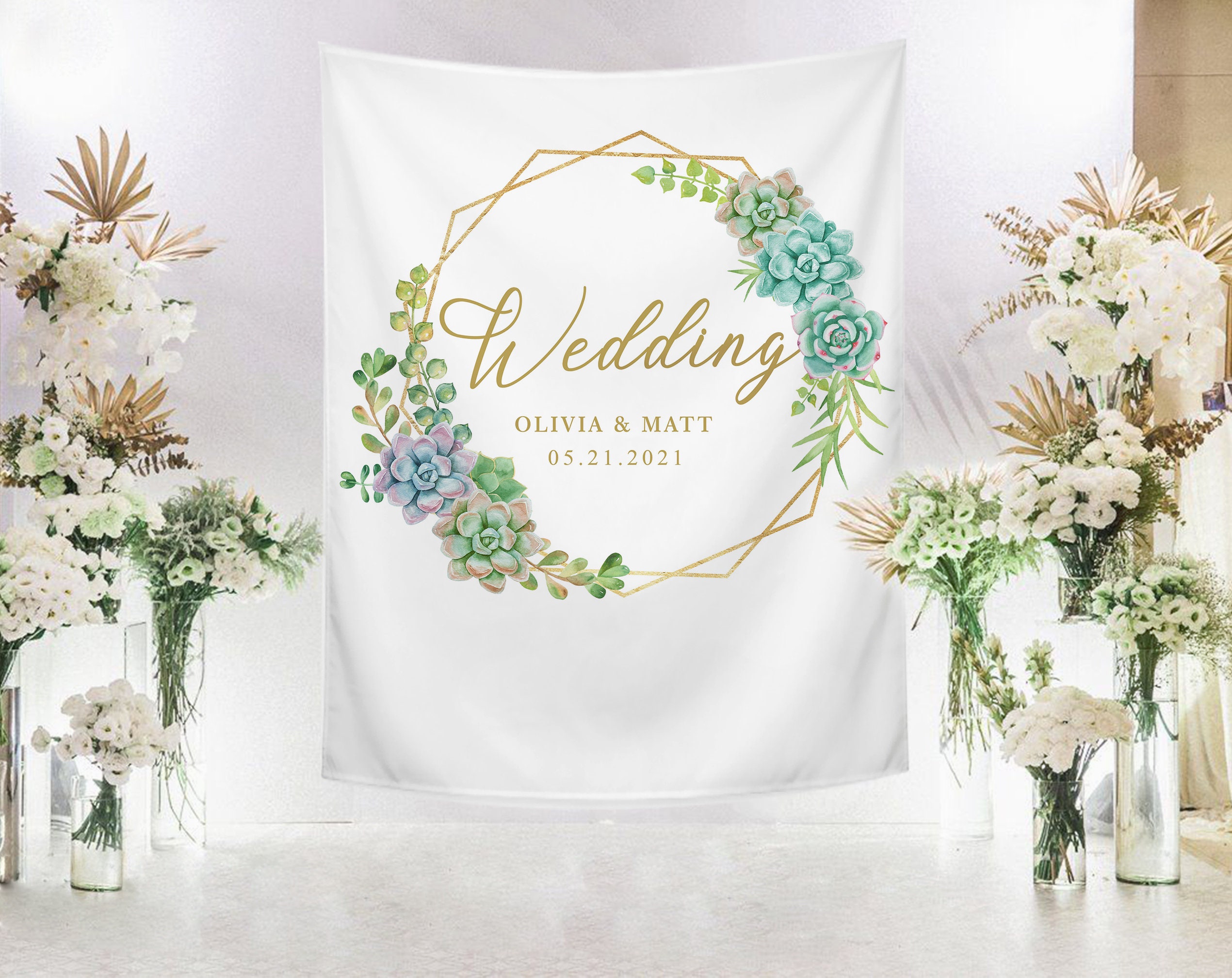 Custom Bridal Shower Backdrop Rustic Wedding Backdrop Custom | Etsy