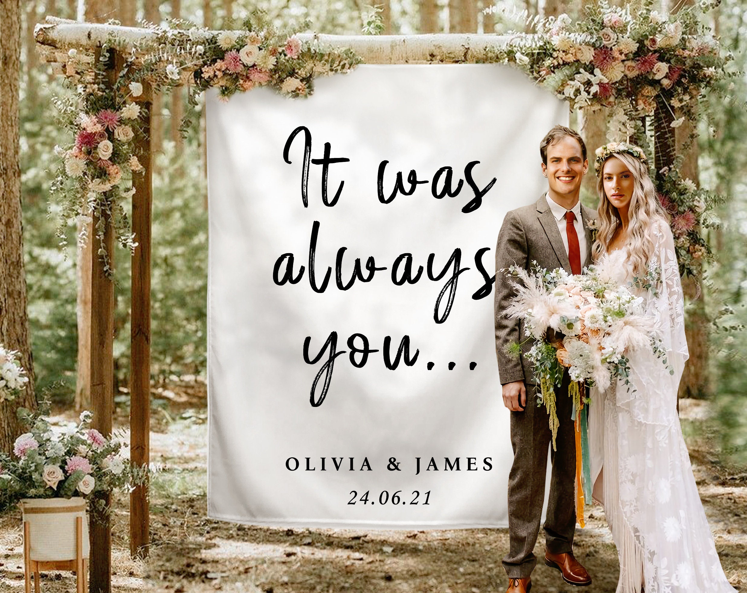 Rustic Wedding Backdrop Wedding Decor Wedding Reception | Etsy