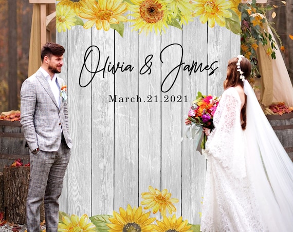 Rustic Wedding Backdrop Rustic Wedding Decor Lights Wood - Etsy