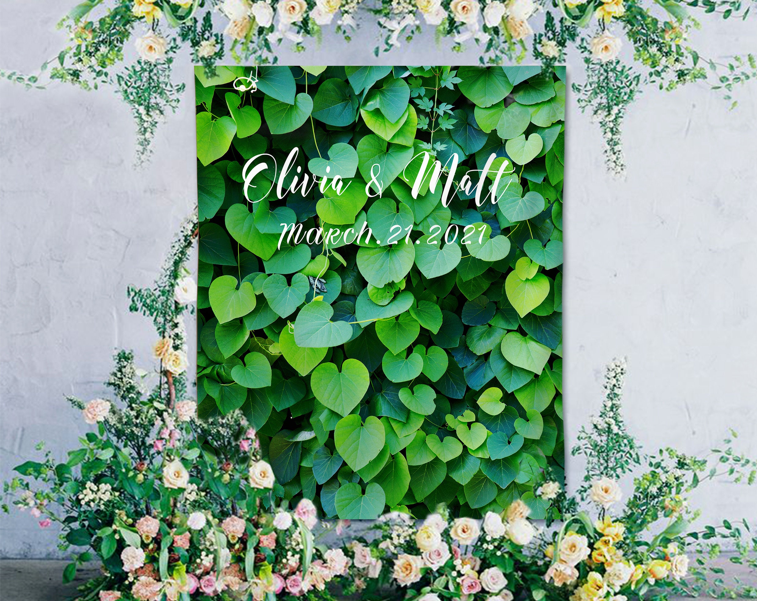 Wedding Hedge Backdrop Greenery Wedding Backdrop Dark Green | Etsy