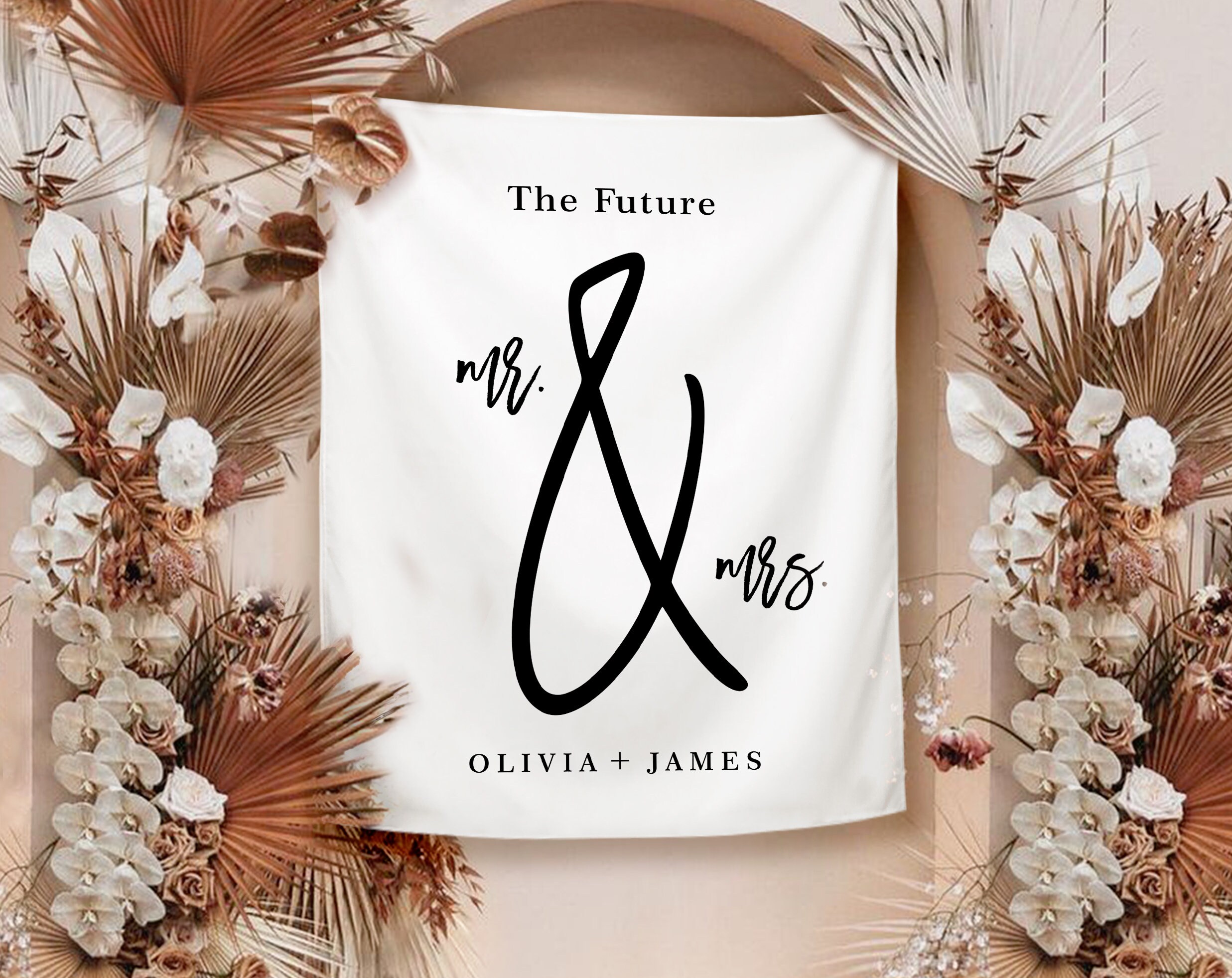 Boho Wedding Backdrop Wedding Sign Backdrop Wedding Backdrop | Etsy