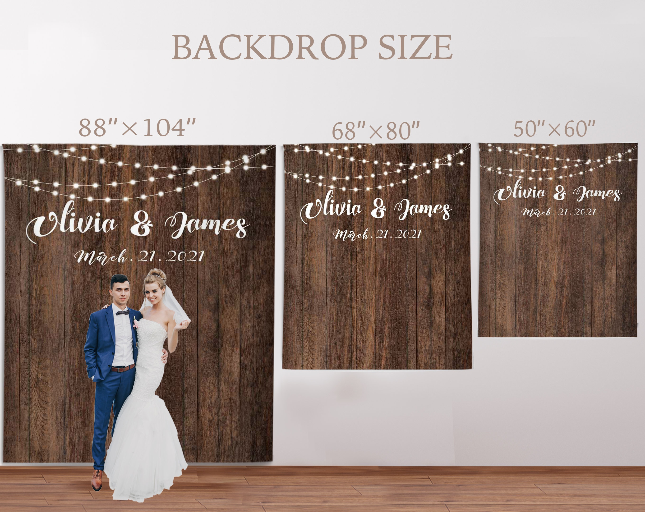 Rustic Wedding Backdrop Wedding Decor Wedding Reception | Etsy