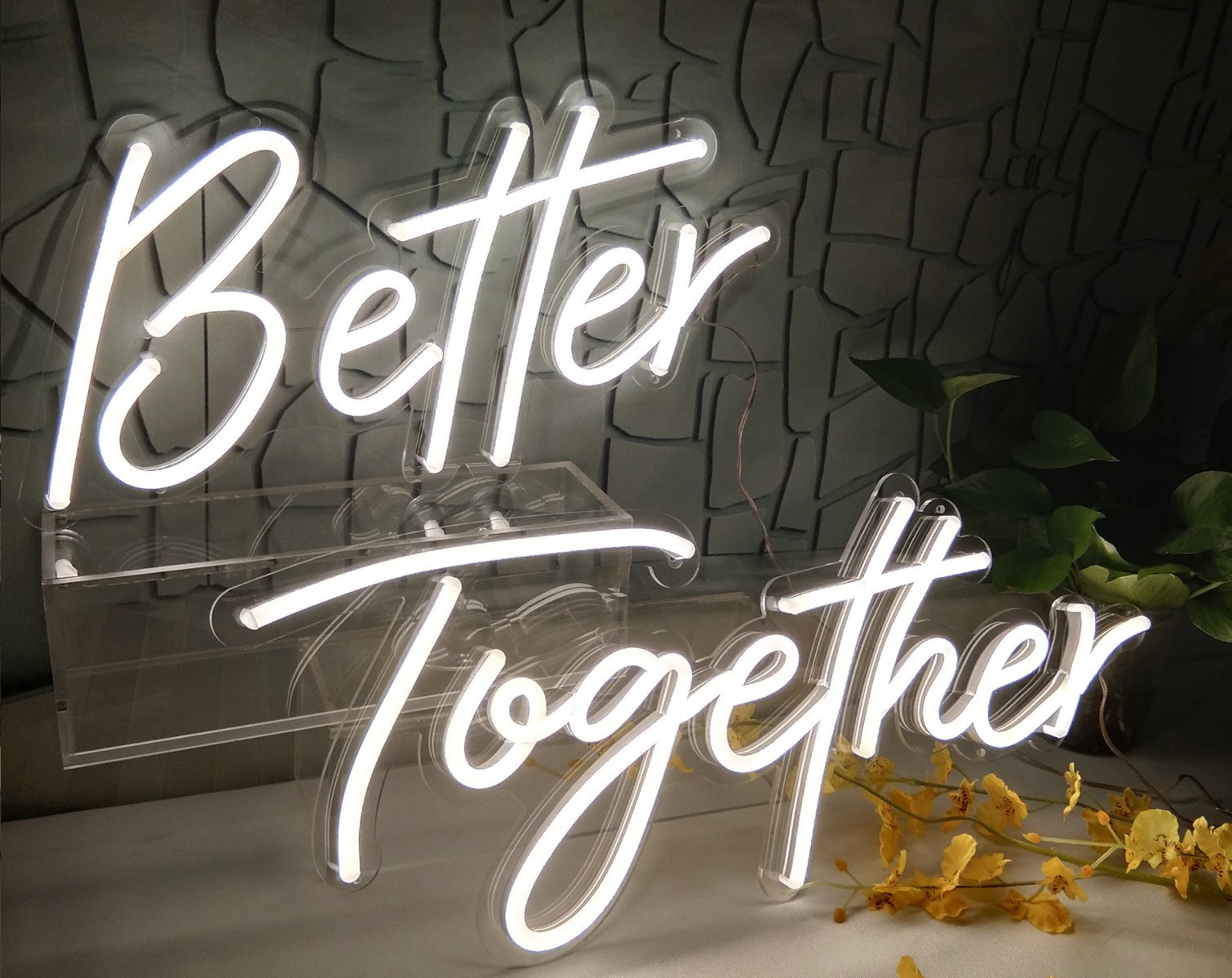Better Together Neon Sign Neon light Wedding Neon Sign Neon | Etsy