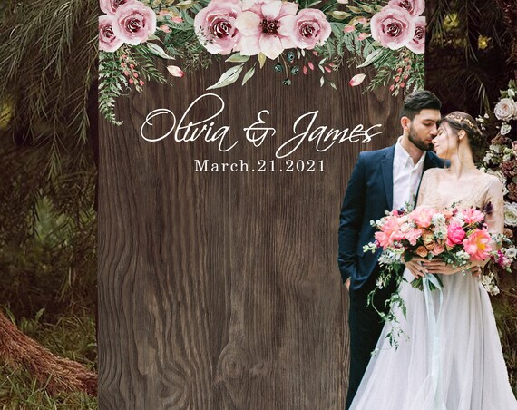 Rustic Wedding Backdrop Rustic Wedding Decor Lightswedding - Etsy