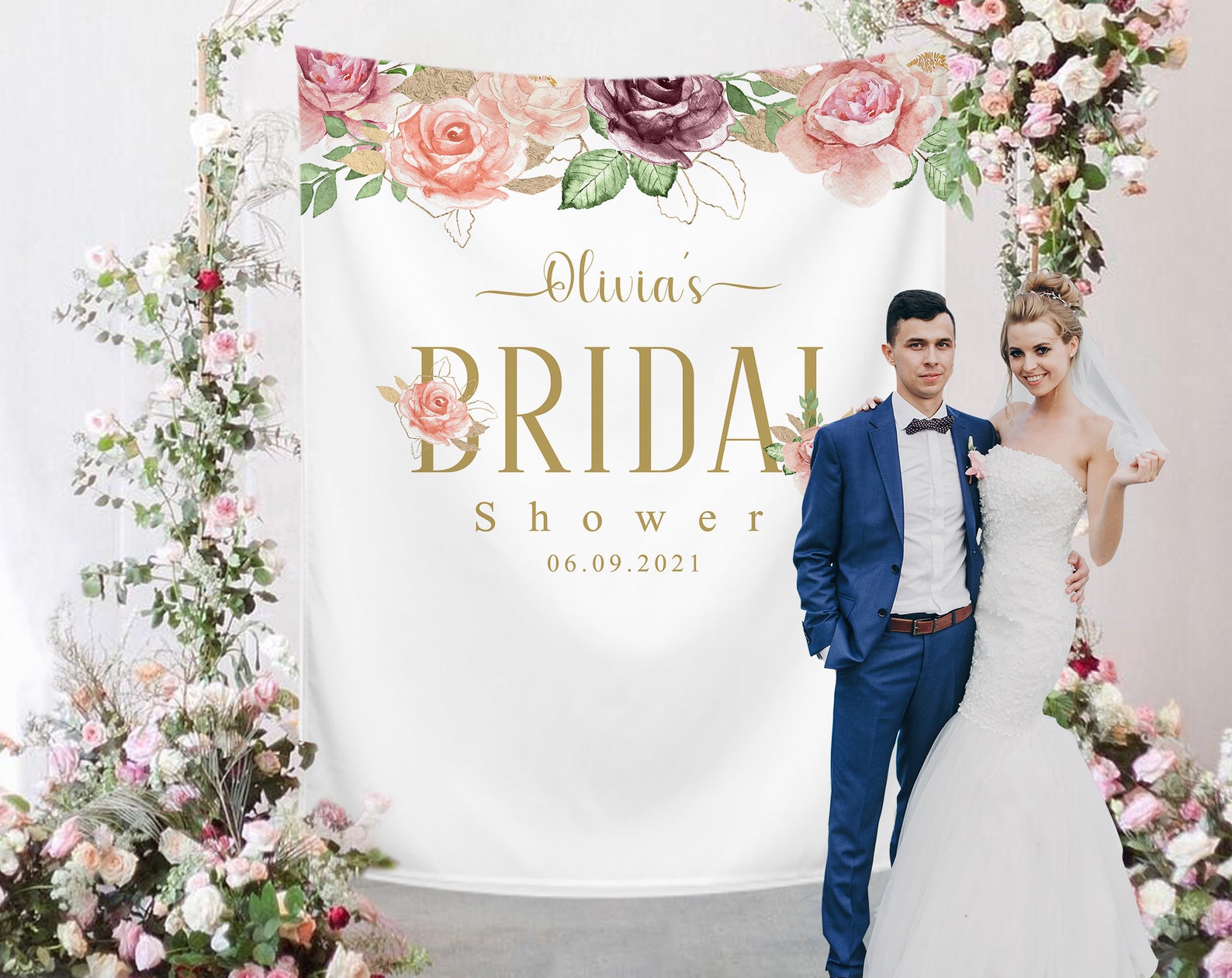 Custom Wedding Backdrop Custom Wedding From Photo Wedding - Etsy