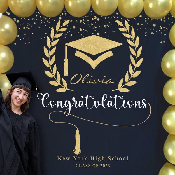 Graduation Backdrop - Etsy