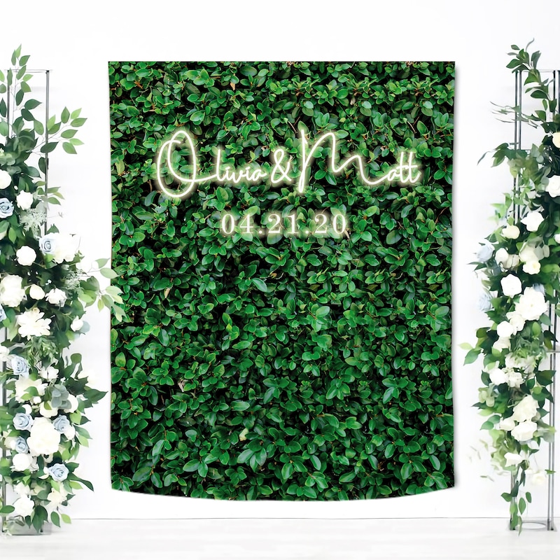 Greenery Backdrop - Etsy