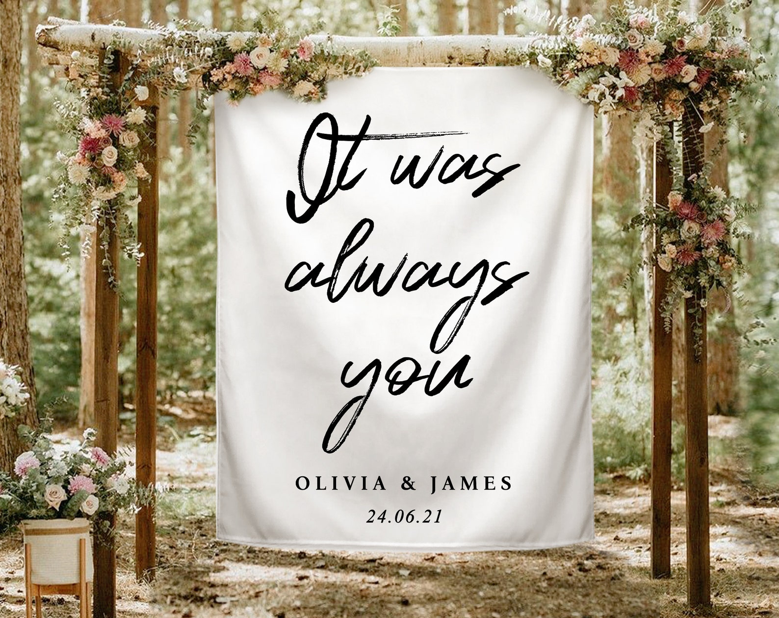 Rustic Wedding Backdrop Wedding Reception Decor Wedding - Etsy