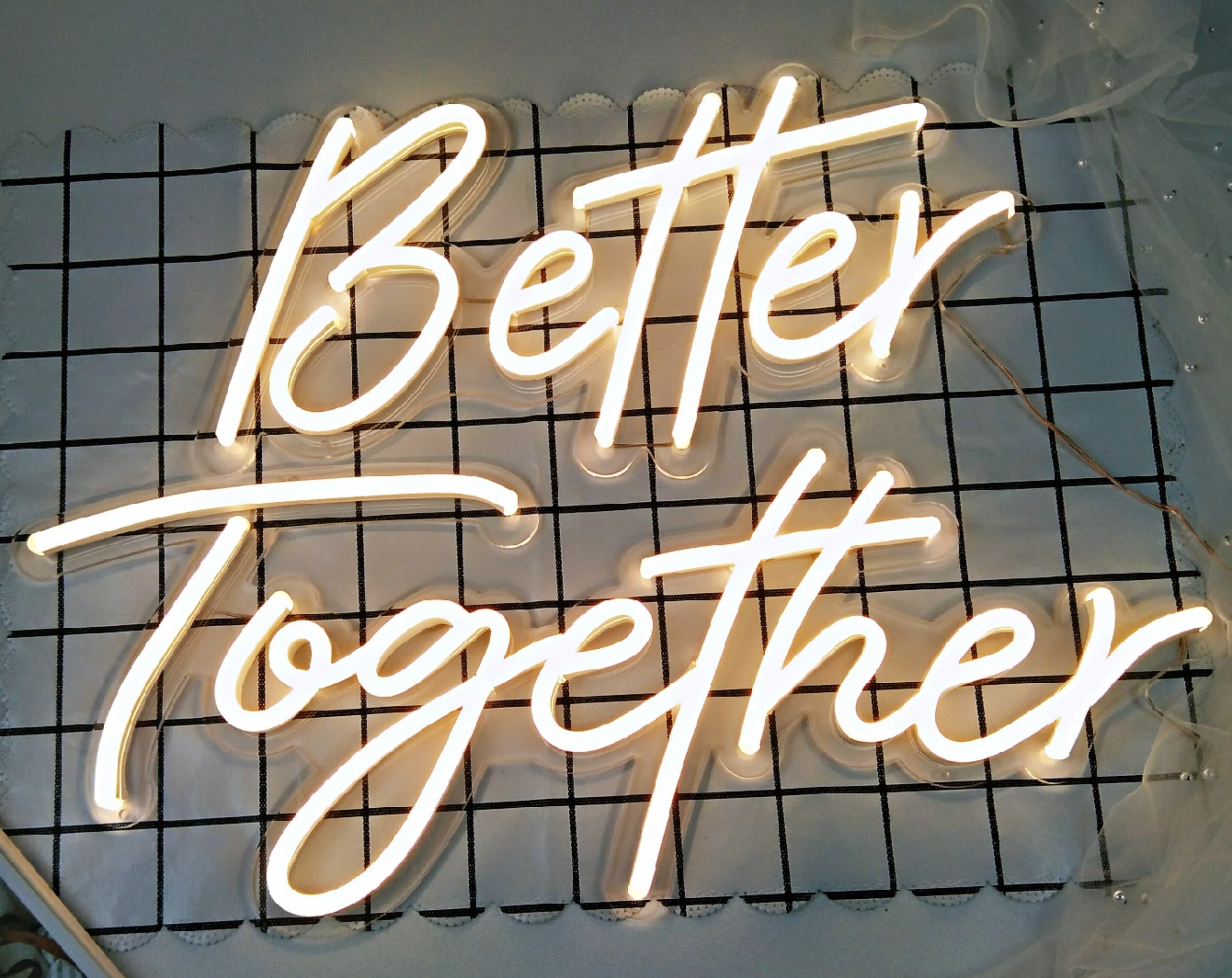Better Together Neon Sign Neon light Wedding Neon Sign Neon | Etsy