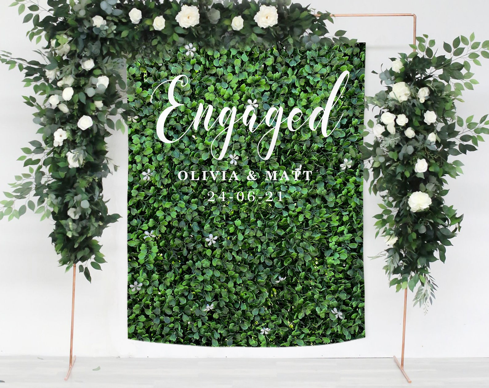 Wedding Hedge Backdrop Greenery Wedding Backdrop Dark Green - Etsy