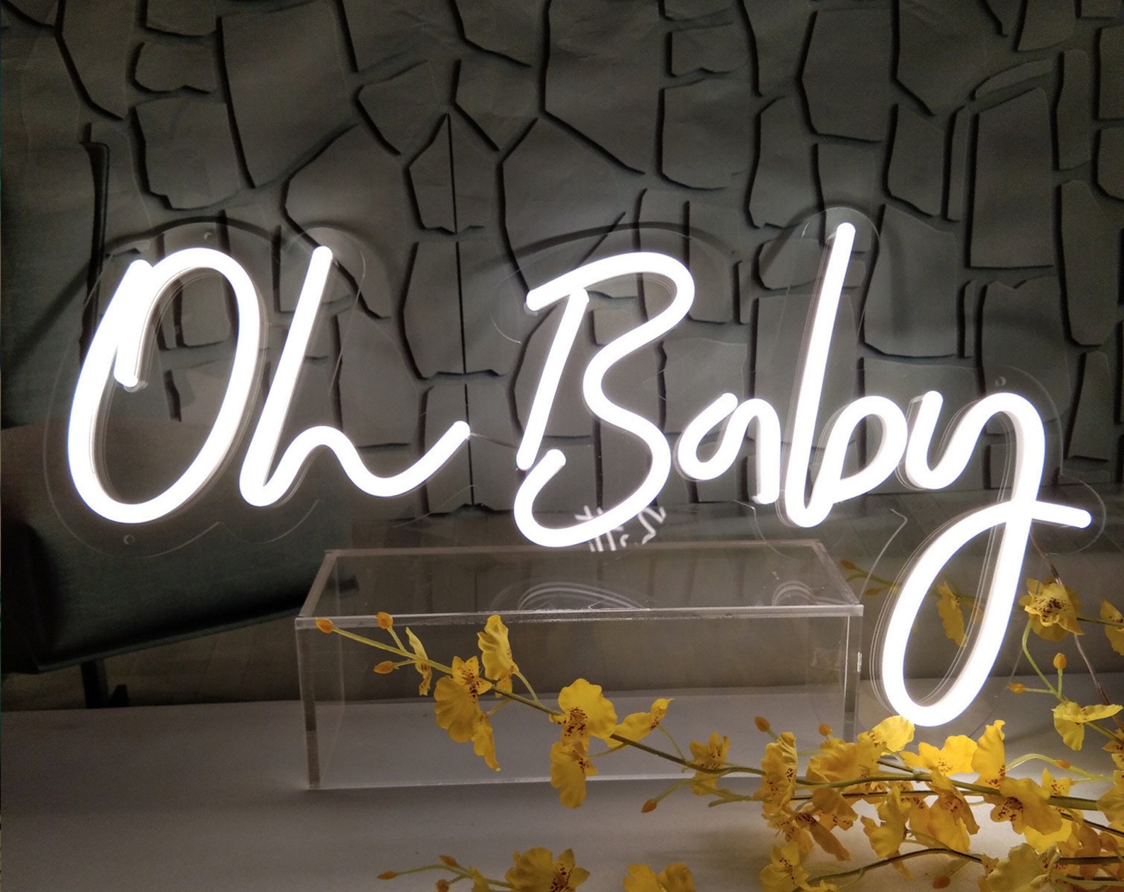 Oh Baby Neon Sign Neon light Wedding Neon Sign Neon Bar | Etsy