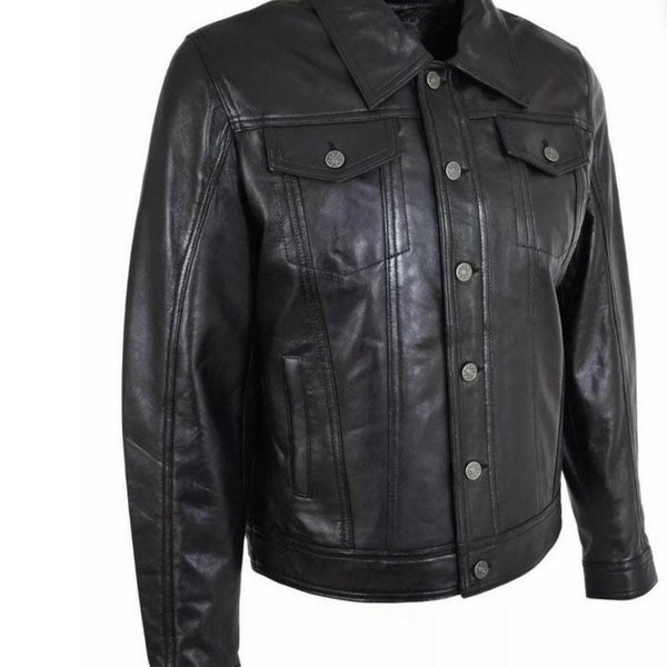 Mens Trucker Jacket Sewing Pattern - Etsy