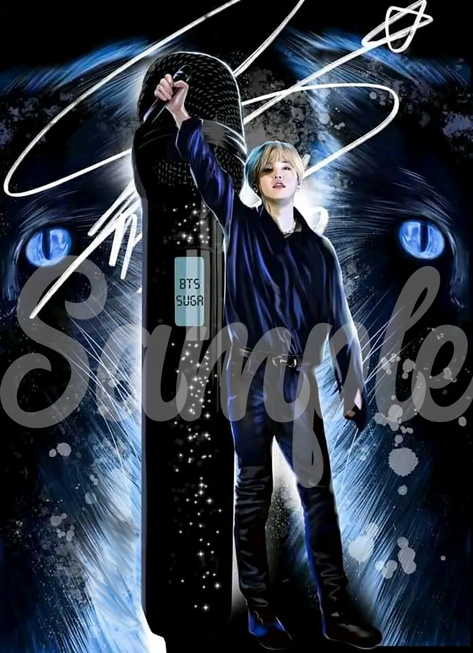 BTS and Their Colored MICS - Etsy Canada