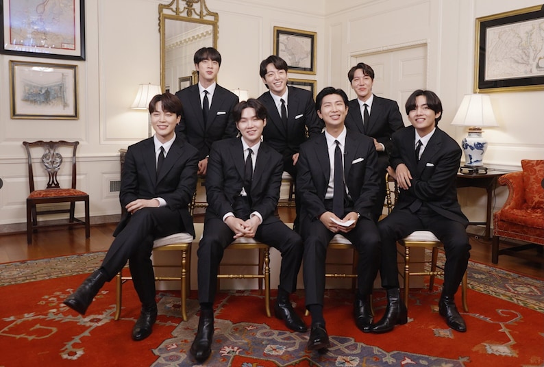 BTS at the White House With President Biden - Etsy
