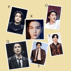 THE Abc's of BTS Suga Visuals - Etsy