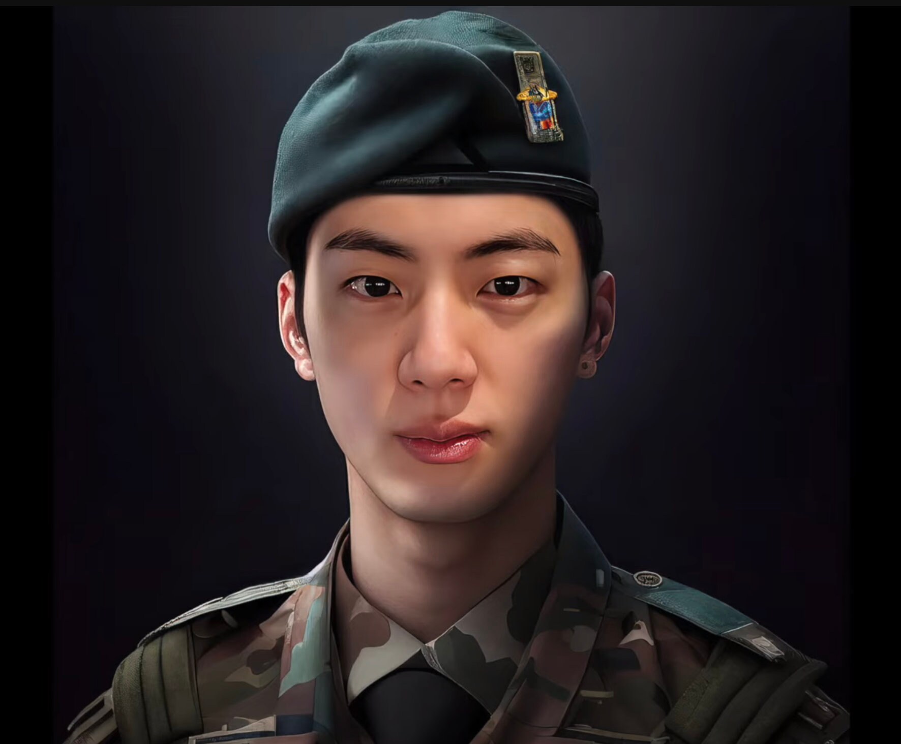 JIN Finally on His Way to Military-photos - Etsy