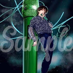 BTS and Their Colored MICS - Etsy