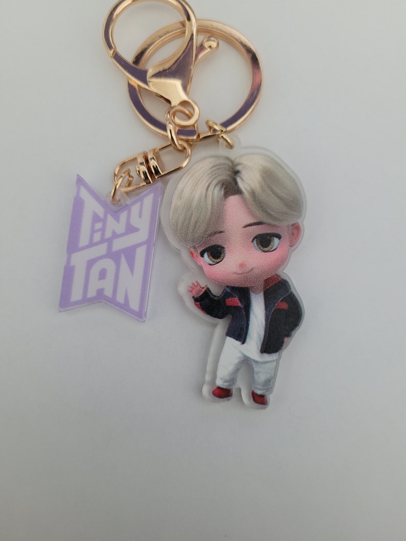 BTS TINY TAN Keychains - Etsy