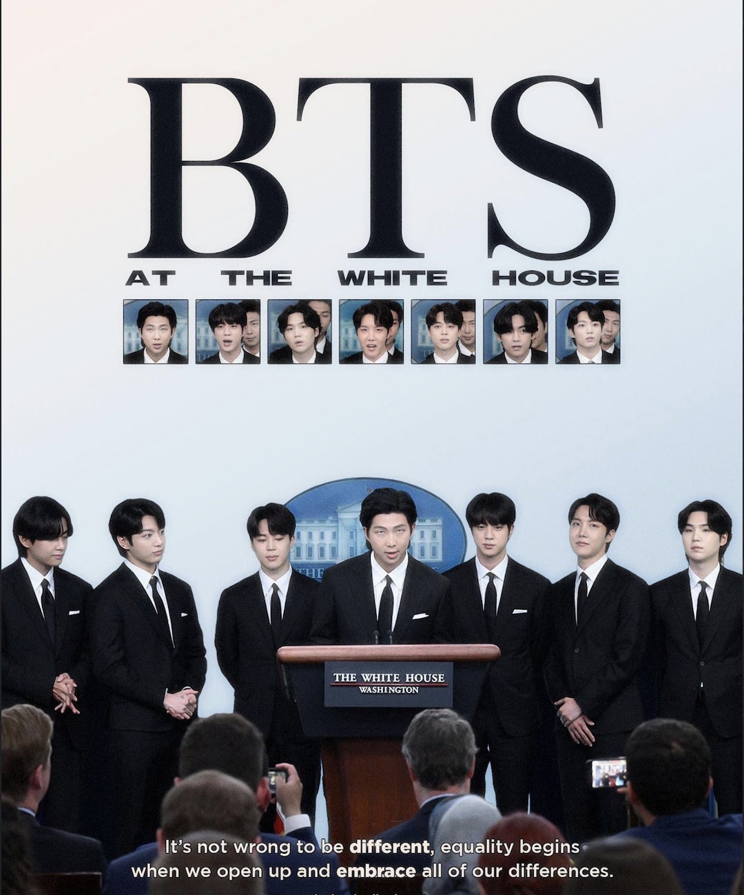 BTS at the White House With President Biden - Etsy