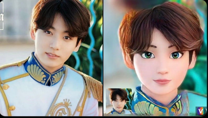 BTS Photos as Disney Character So Pretty. | Etsy