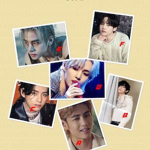 THE Abc's of BTS Kim Taehyung (V) - Etsy