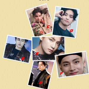 THE Abc's of BTS Kim Taehyung (V) - Etsy