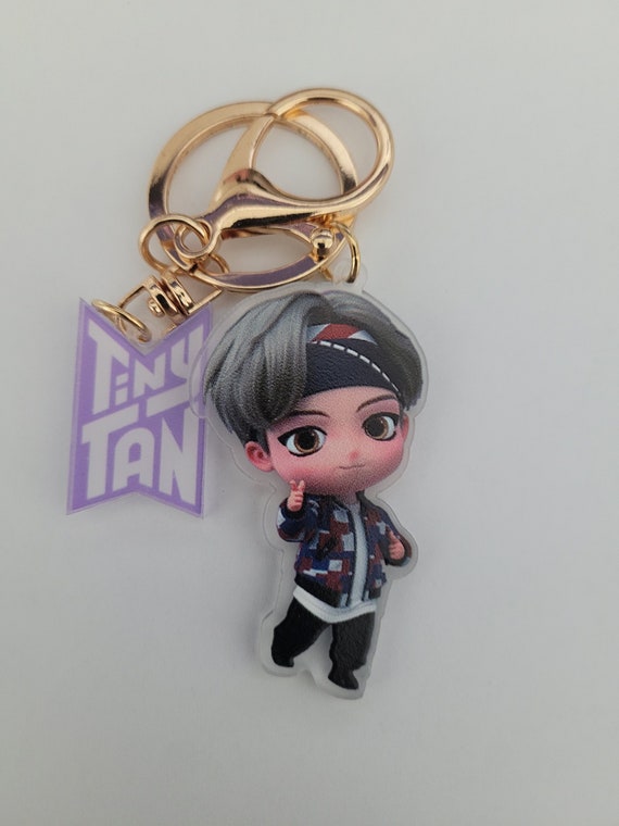 BTS TINY TAN Keychains - Etsy