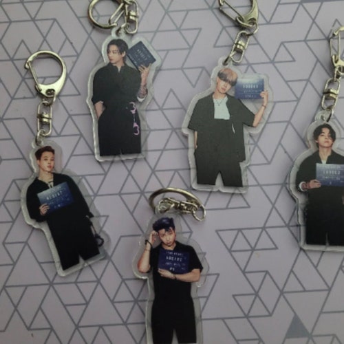 BTS TINY TAN Keychains - Etsy