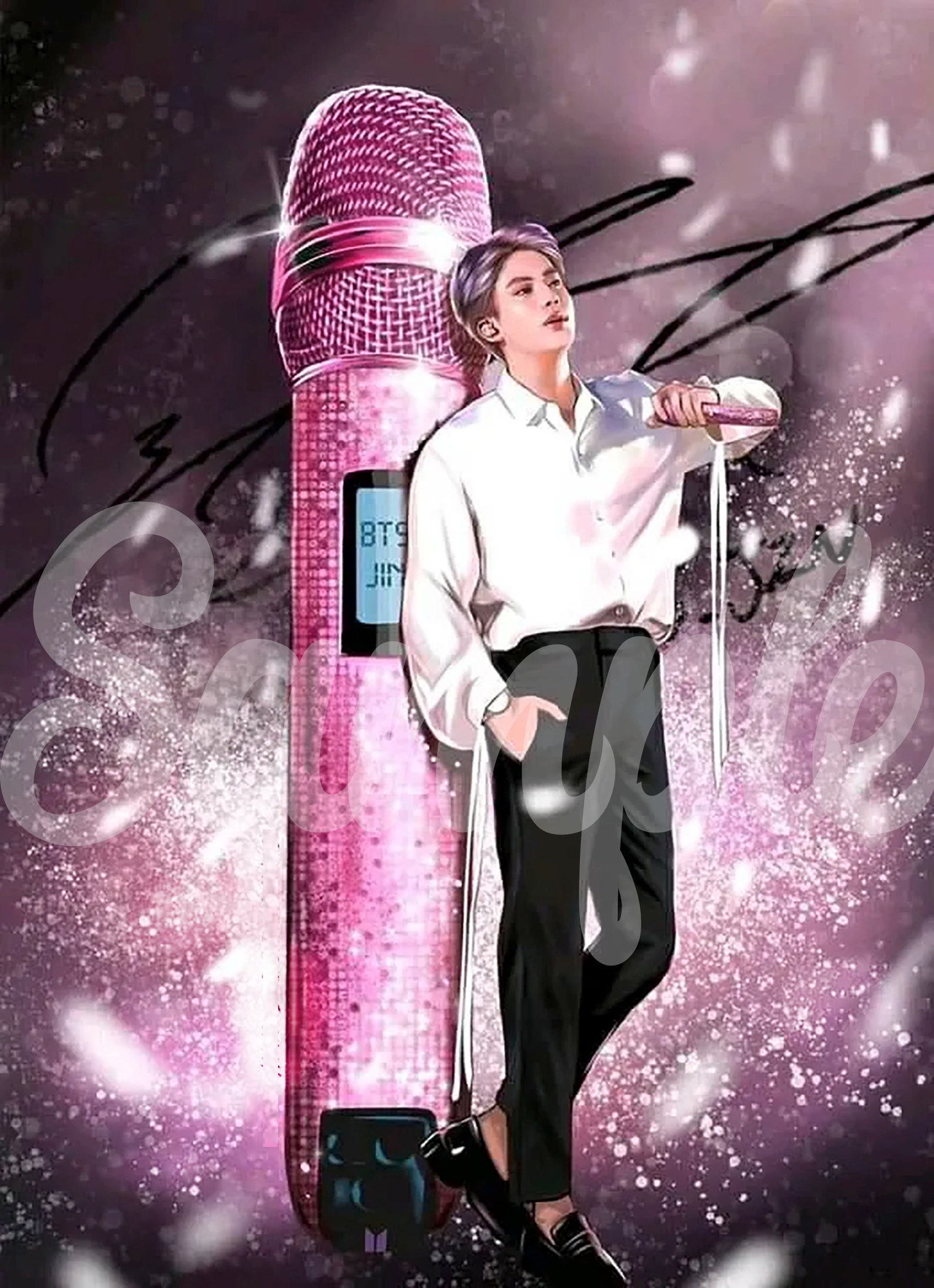 BTS and Their Colored MICS - Etsy Canada