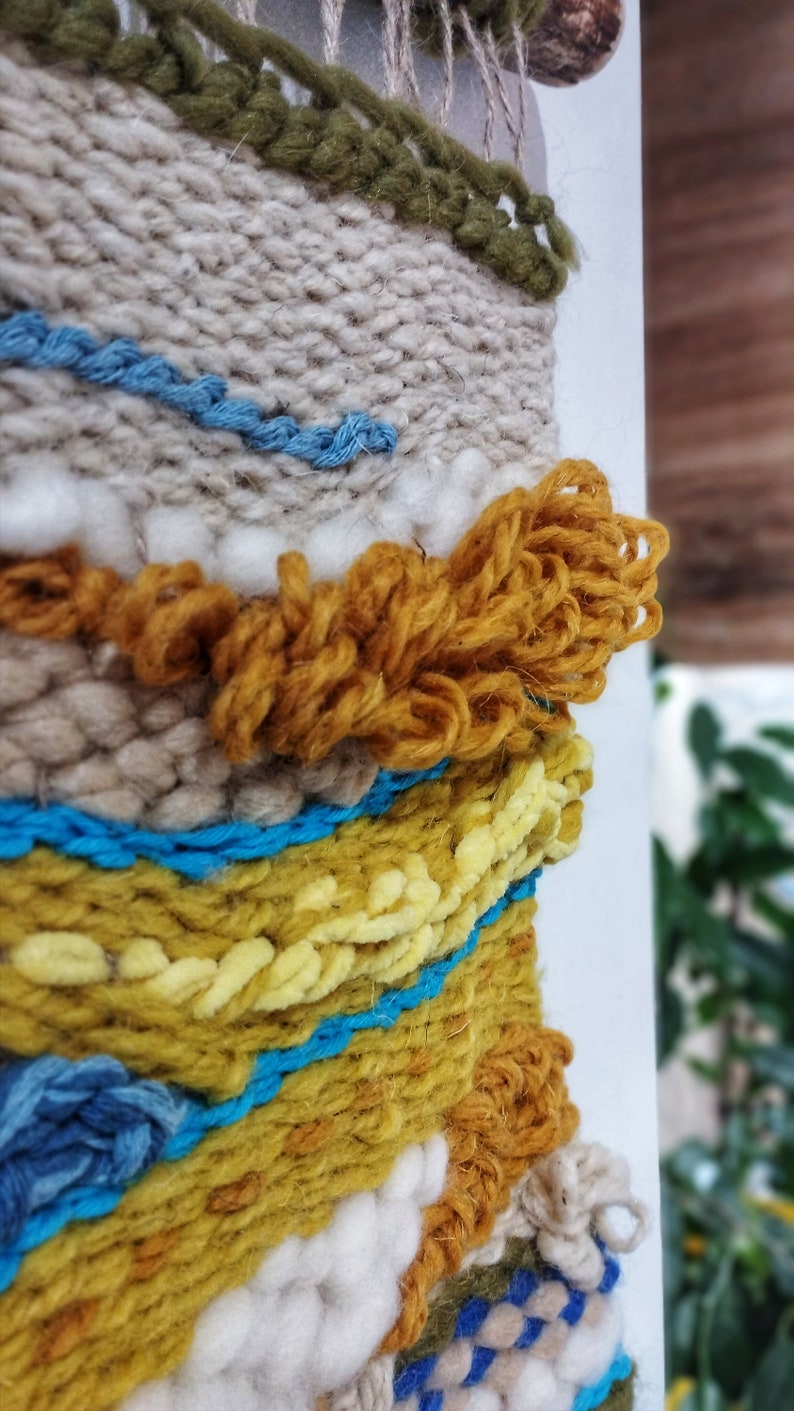 Woven Wall Hanging / Wall Decor / Wall Hanging Woven / Textile Art ...