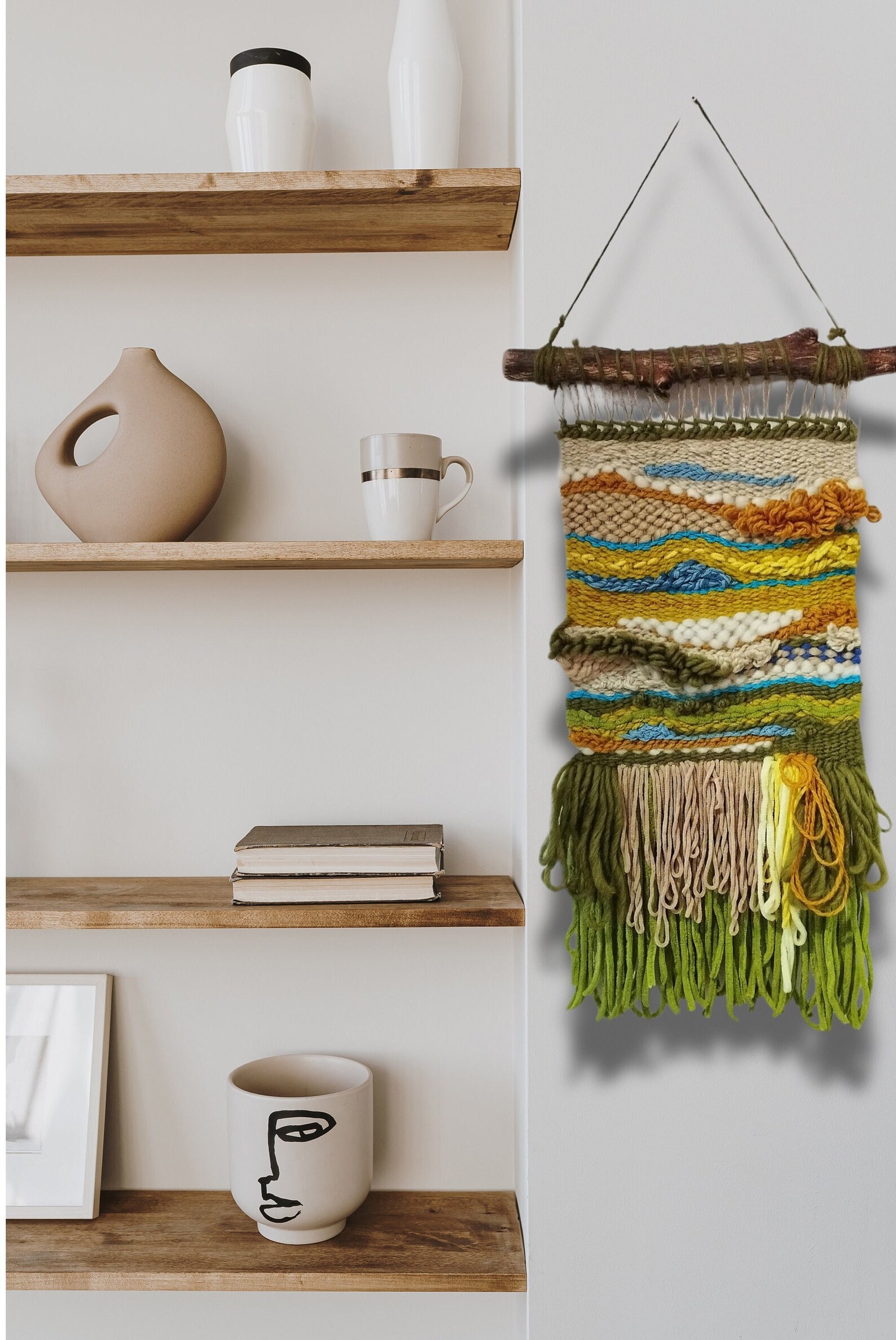 Woven Wall Hanging / Wall Decor / Wall Hanging Woven / Textile Art ...