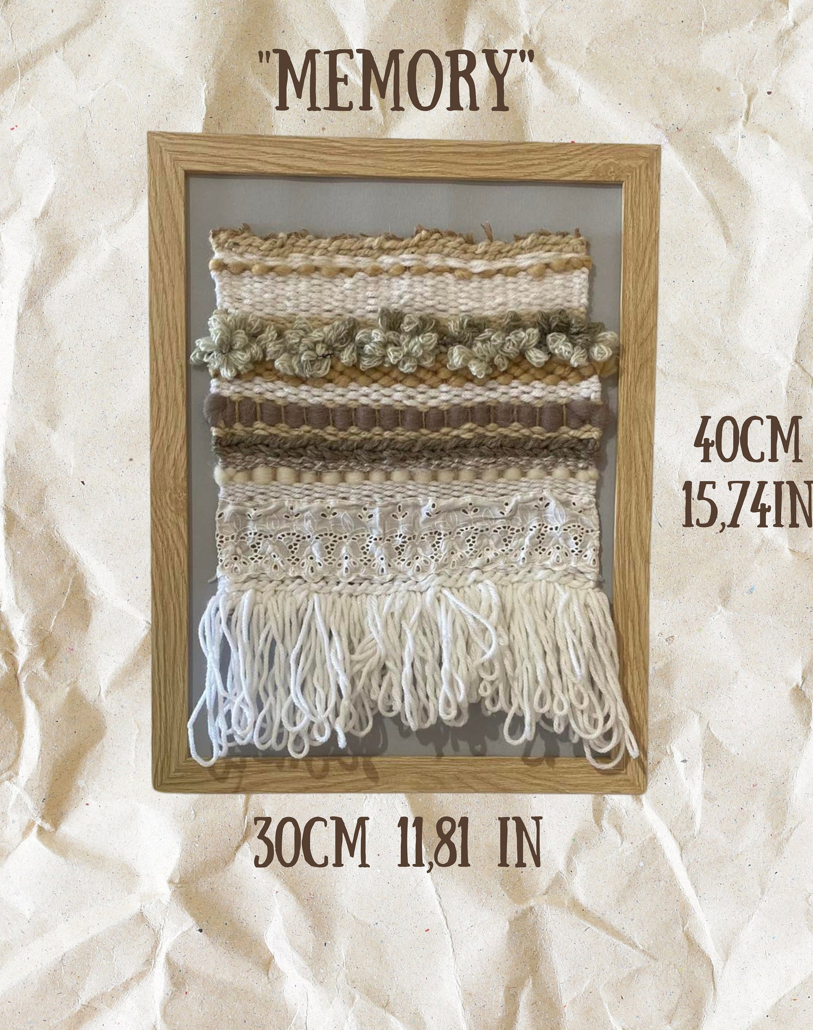 Woven Framed Wall Decoration, Framed Woven Art , Textile Wall Decor ...