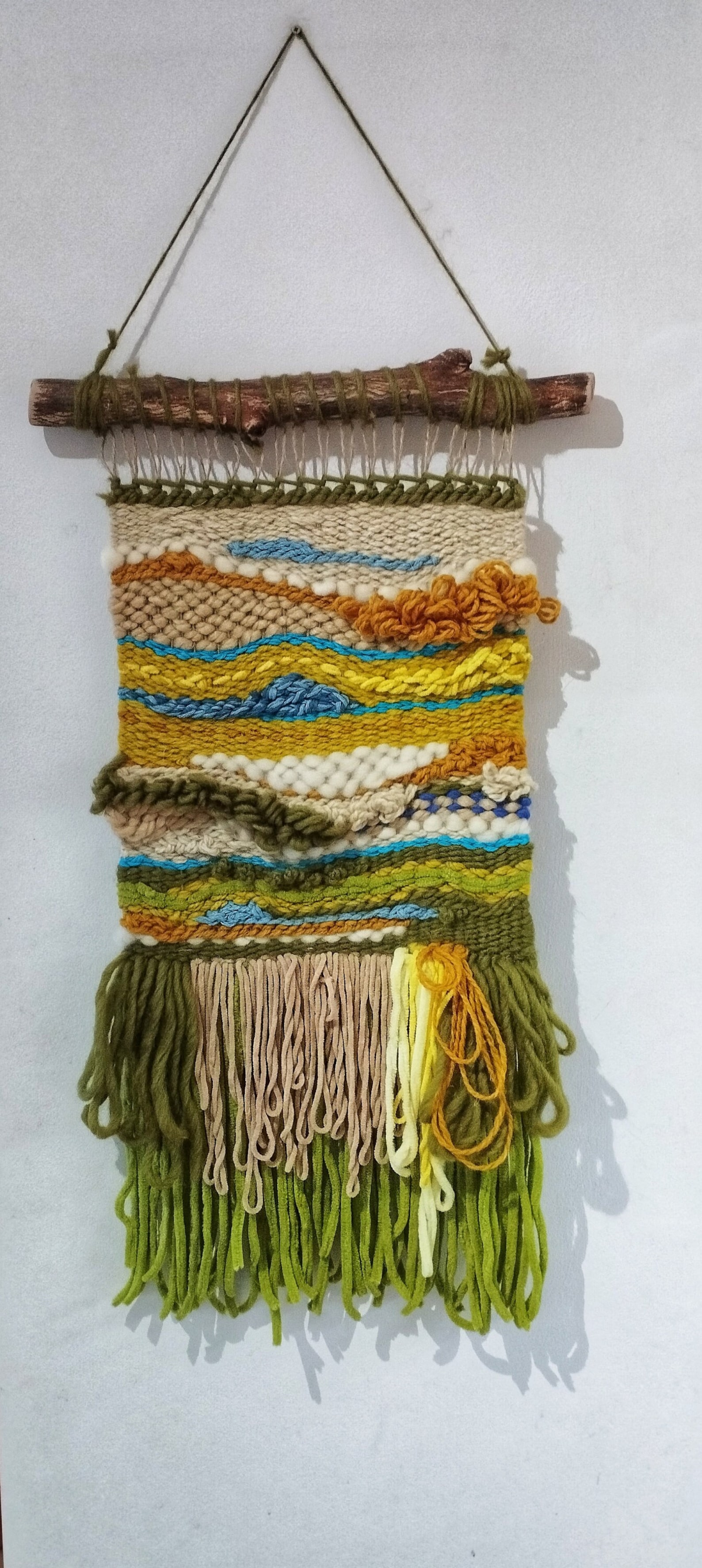 Woven Wall Hanging / Wall Decor / Wall Hanging Woven / Textile Art ...