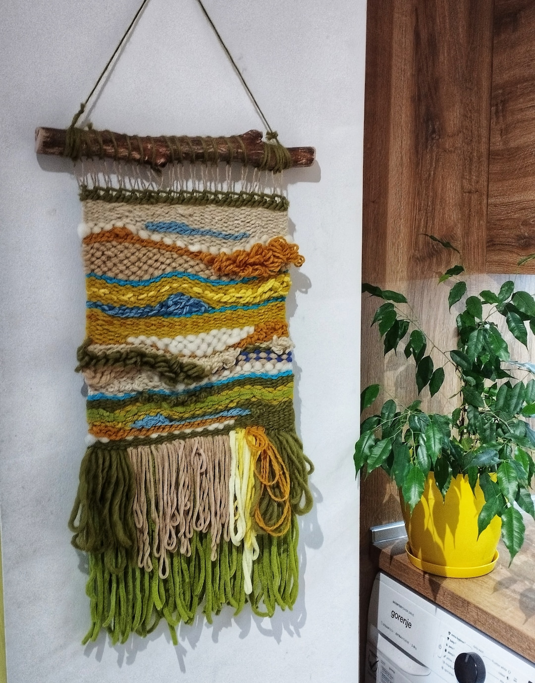 Woven Wall Hanging / Wall Decor / Wall Hanging Woven / Textile Art ...