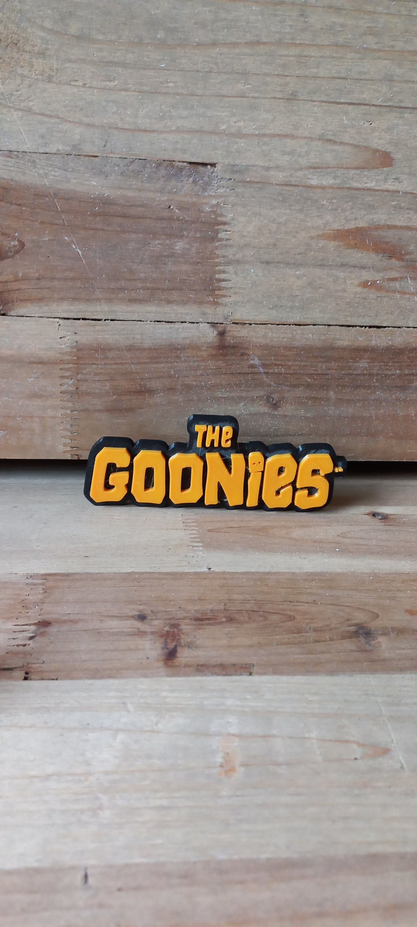 Logo Goonies en impresión 3d con filamento PLA - Etsy Portugal