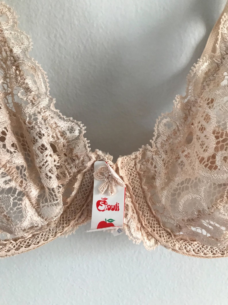 Vintage Greek Full Lace Bra Deadstock Never Worn | Etsy