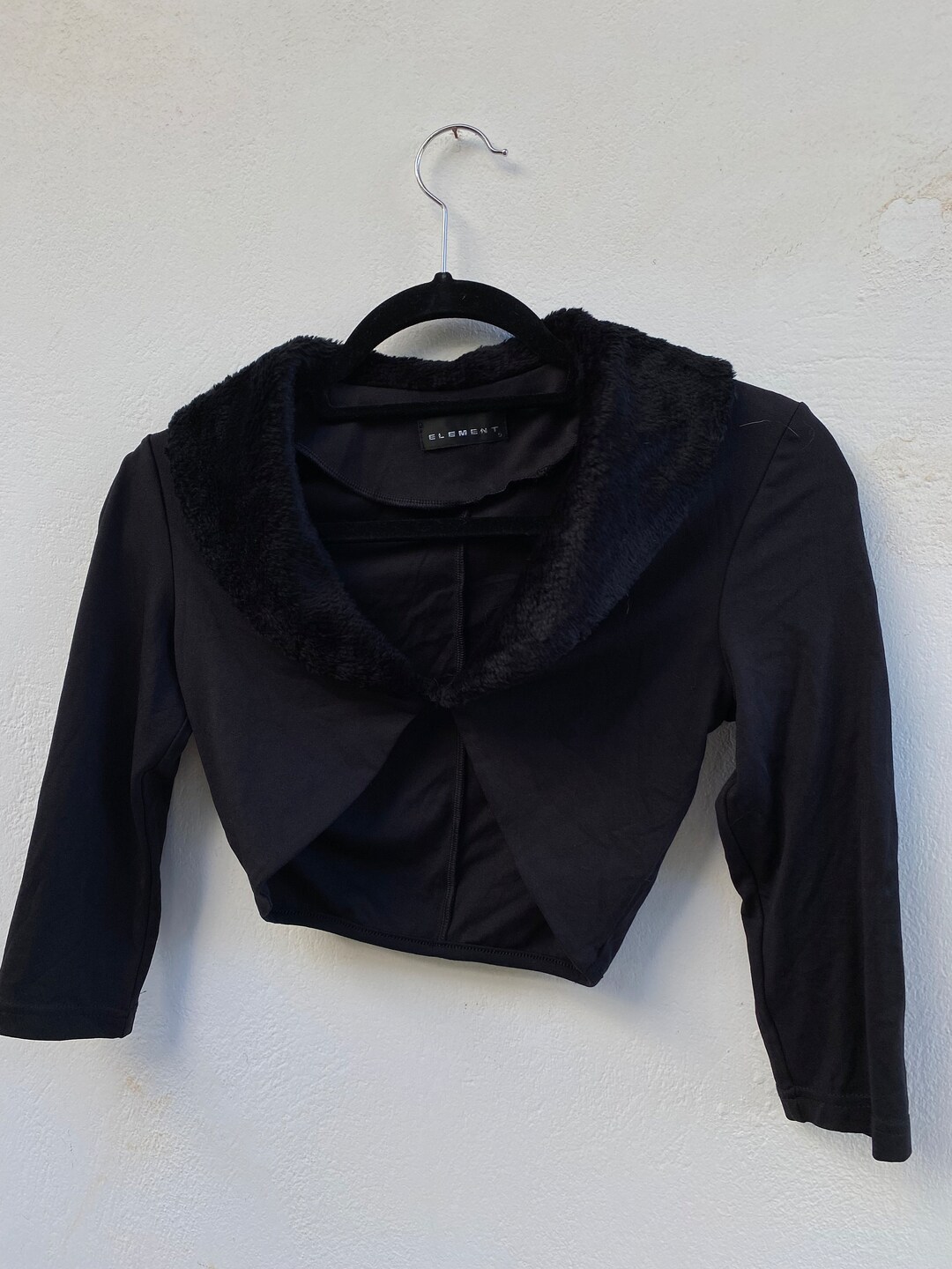 Balletcore Bolero, Mini Sweater With Fur Lining - Etsy