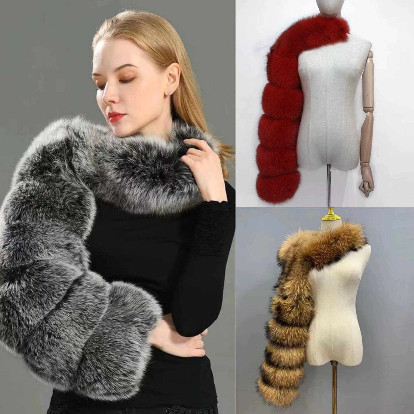 Faux Fur Fashion Women Fur Sleeve - Etsy