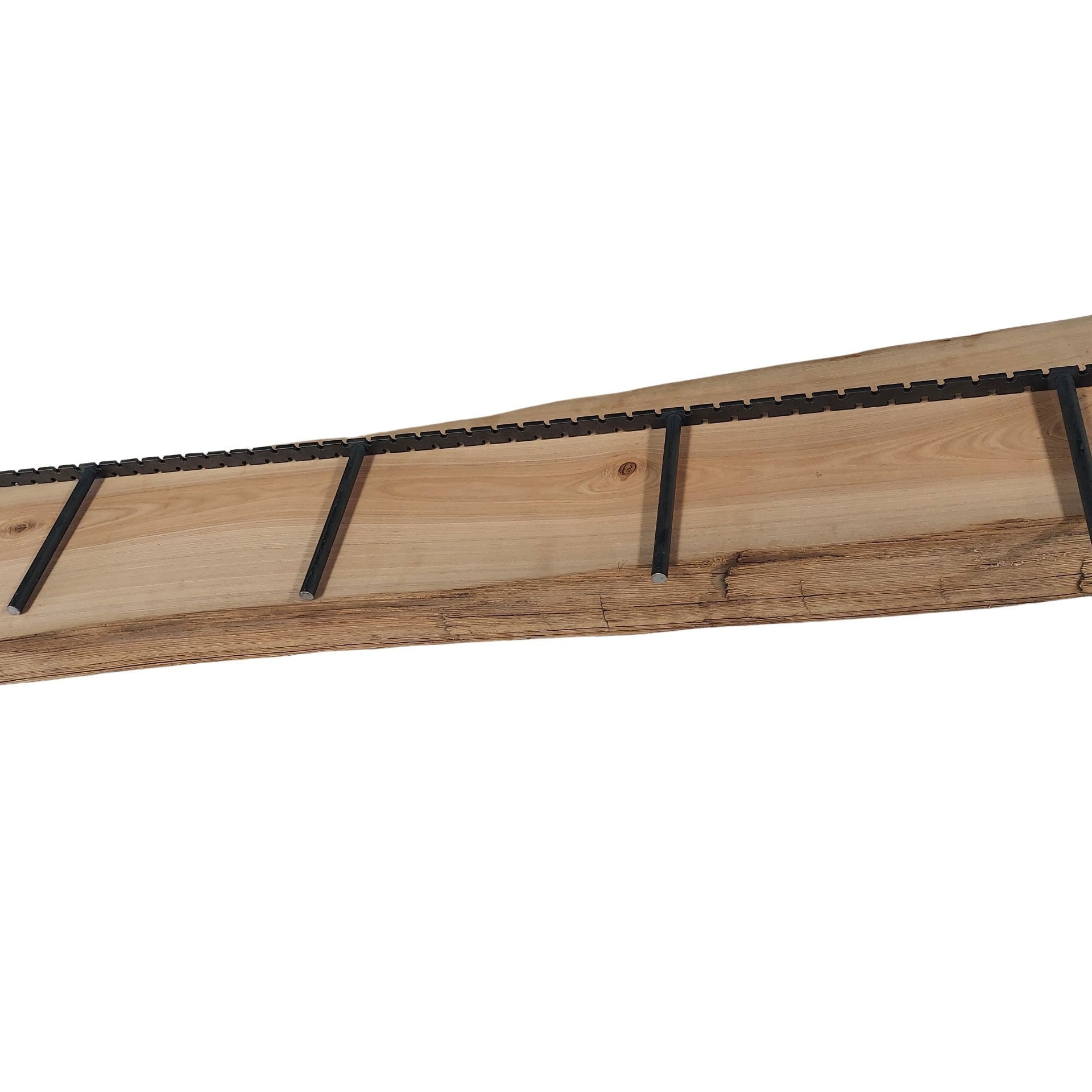 Hand Hewn Beam Shelf - With Heavy Duty Flush Mount (no Gap) Floating ...