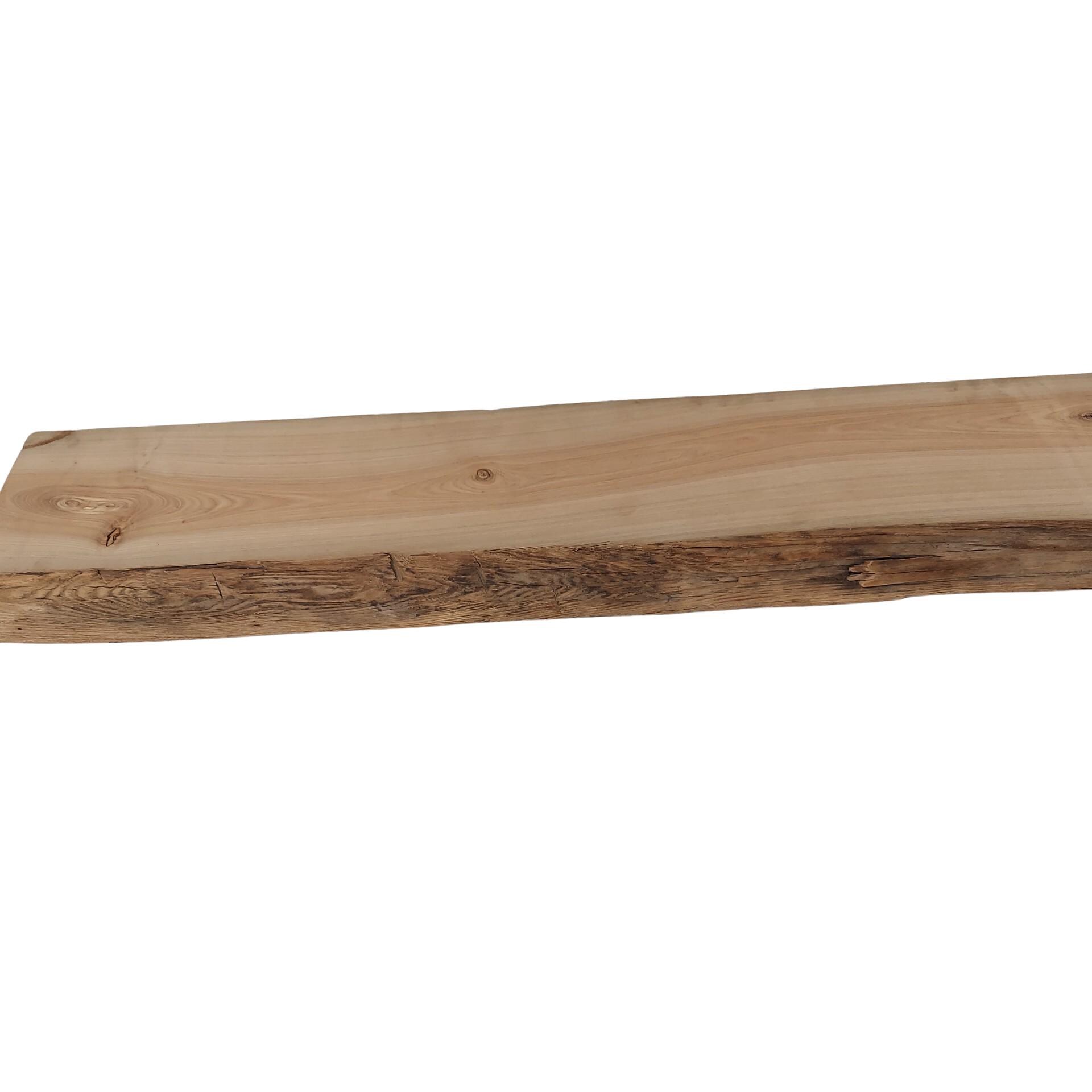 Hand Hewn Beam Shelf - With Heavy Duty Flush Mount (no Gap) Floating ...
