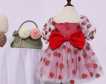 Berry First Birthday Outfit, Personalized Baby Girl Strawberry Clothes ...