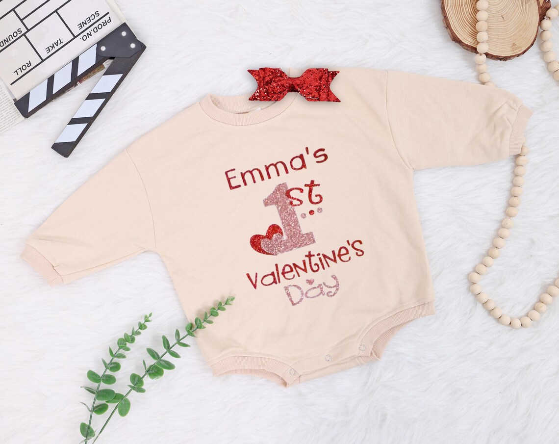 Personalized Baby Heart Sweater, Baby Heart Sweatshirt, My First ...