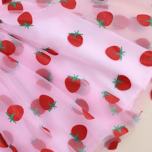 Berry First Birthday Dress, Birthday Strawberry Romper Bubble, Sweet ...