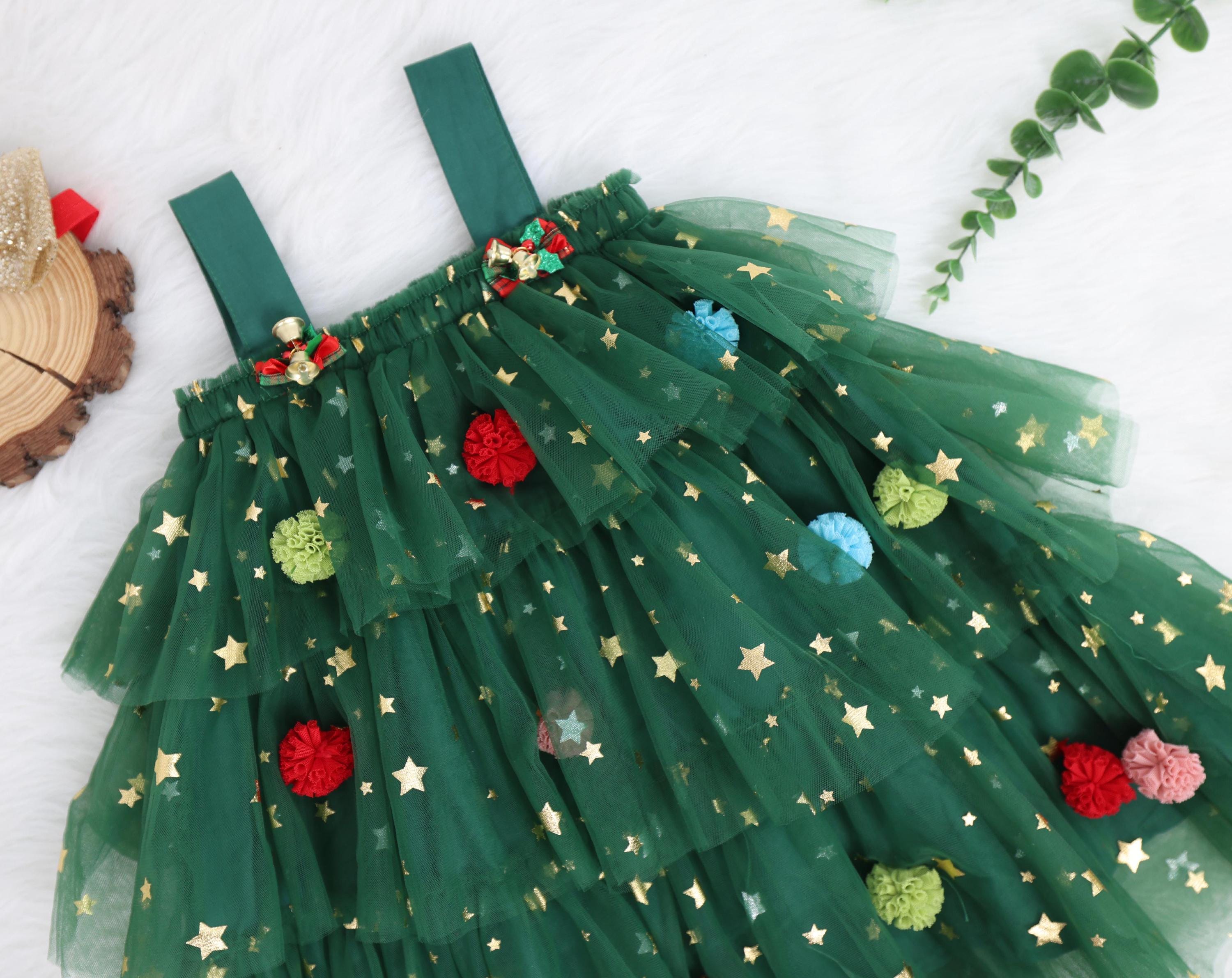 Christmas Dress for Toddler Girl, Matching Sisters Christmas Outfit ...