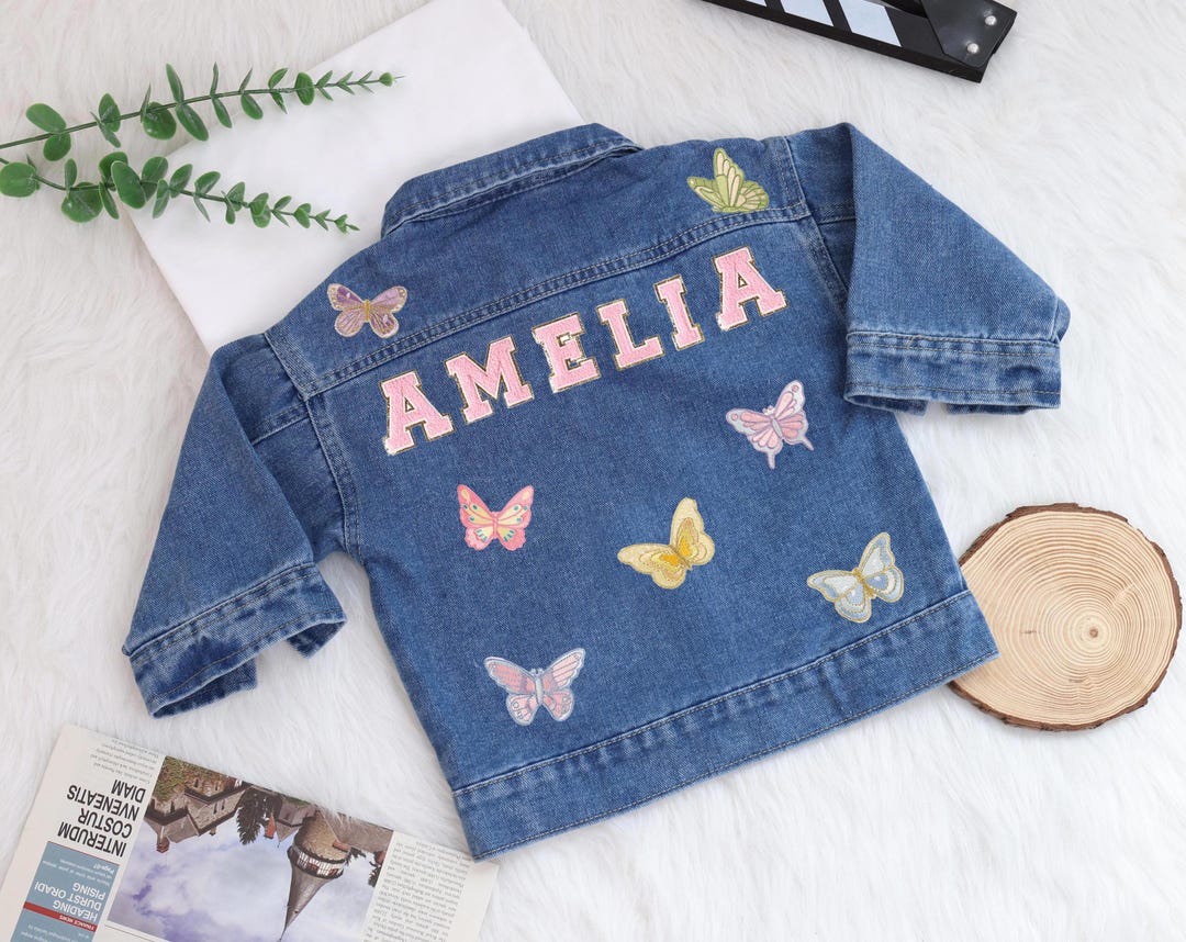 Personalized Baby Jean Jacket,toddler Jean Jacket With Name,custom Baby ...