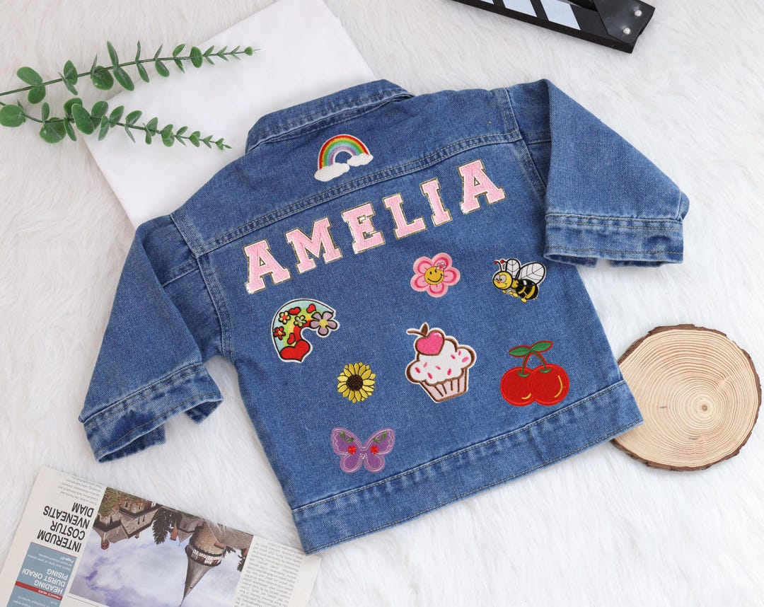 Personalized Denim Jackets for Kids Jeans Jackets Custom Name Jacket ...